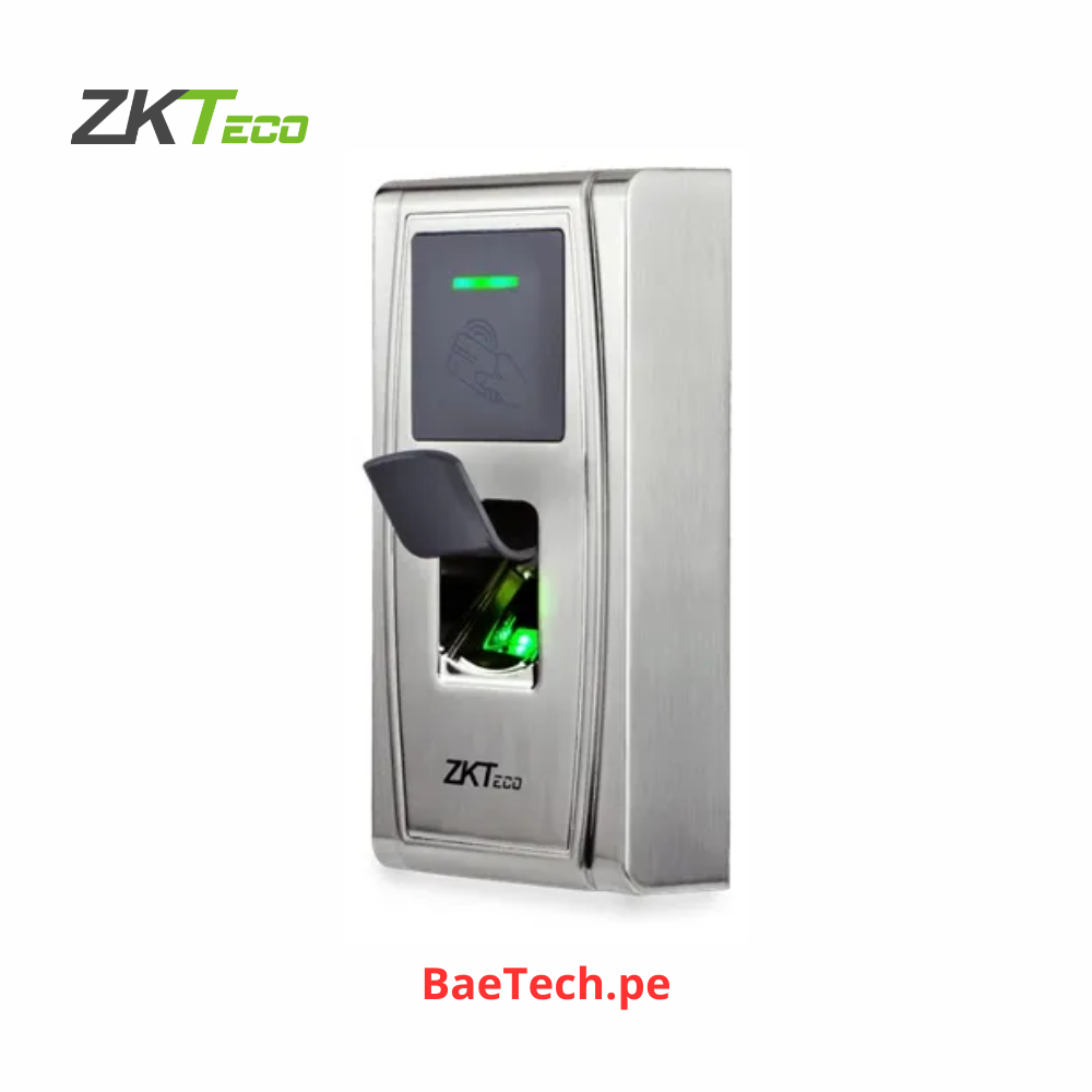 Control de acceso 1500 huellas y 10000 tarjetas RFID IP65 - ZKTECO MA3 – BaeTech Peru