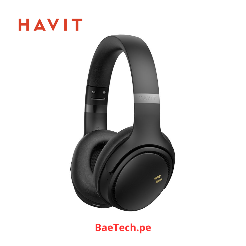 HAVIT H630BT PRO - AUDIFONOS INALAMBRICOS NEGRO - ANC - BT 5.3 - BATER – BaeTech