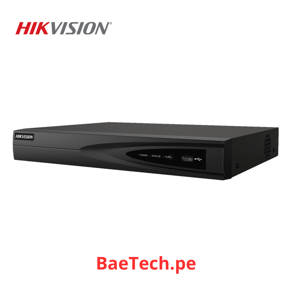 HIKVISION DS-7608NI-Q1/8P - GRABADOR NVR 8CH |8MP (4K) / 8 CANALES IP – BaeTech