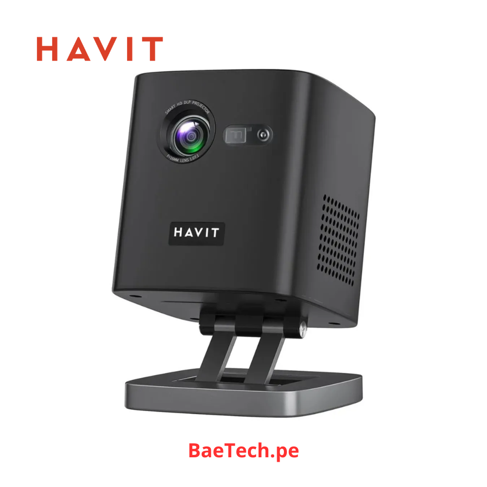 HAVIT PJ218 PRO - PROYECTOR ANDROID NEGRO PORTATIL - DOBLE BANDA 2.4 G – BaeTech