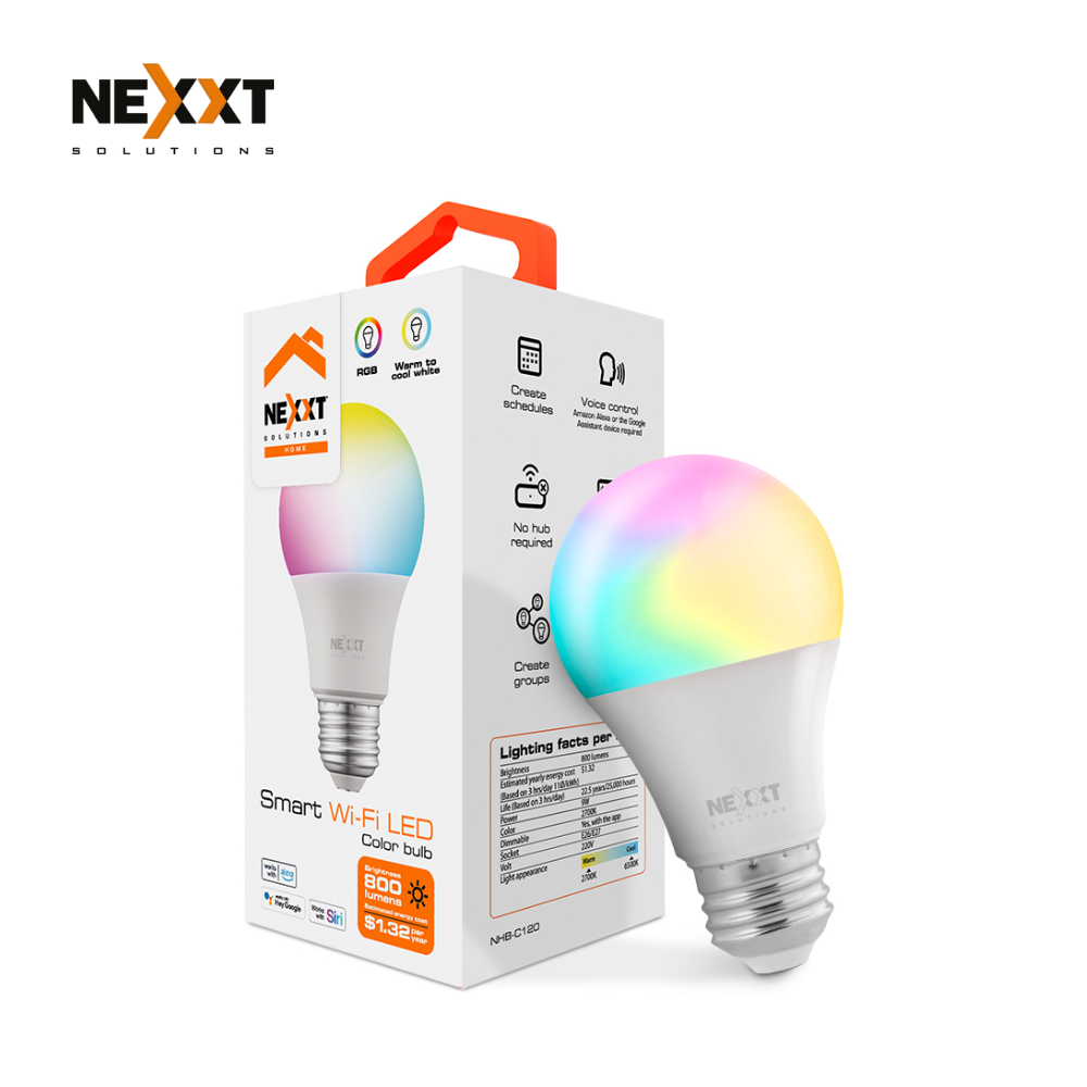 NEXXT NHB-C120 - FOCO SOLUTIONS LED INTELIGENTE MULTICOLOR – BaeTech