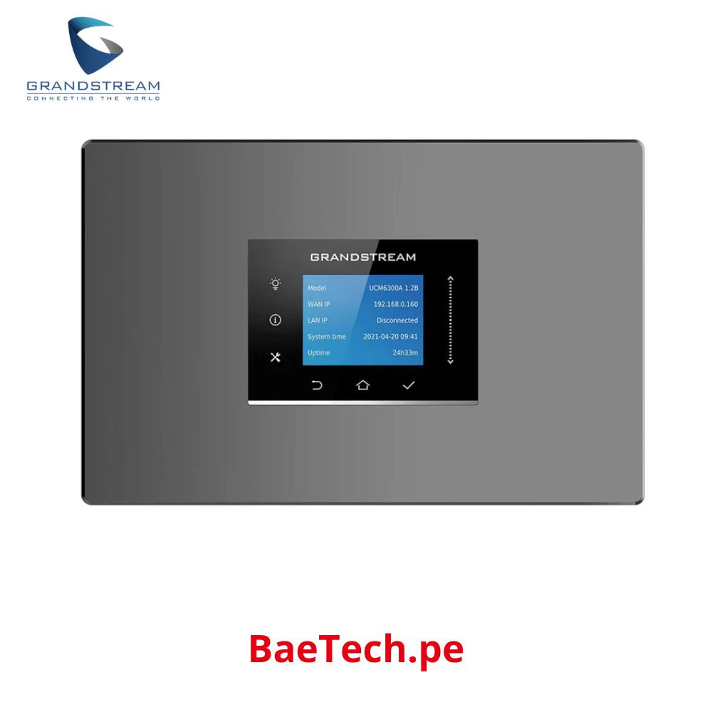 GRANDSTREAM UCM6300A Central telefónica IP hasta 250 registros – BaeTech
