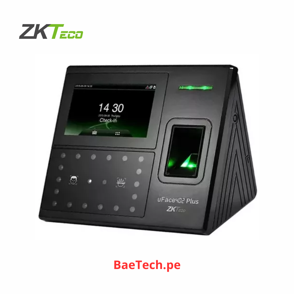 ZKTECO uFace402 PLUS - CONTROL DE ASISTENCIA IP Y ACCESO BASICO MEDIAN – BaeTech