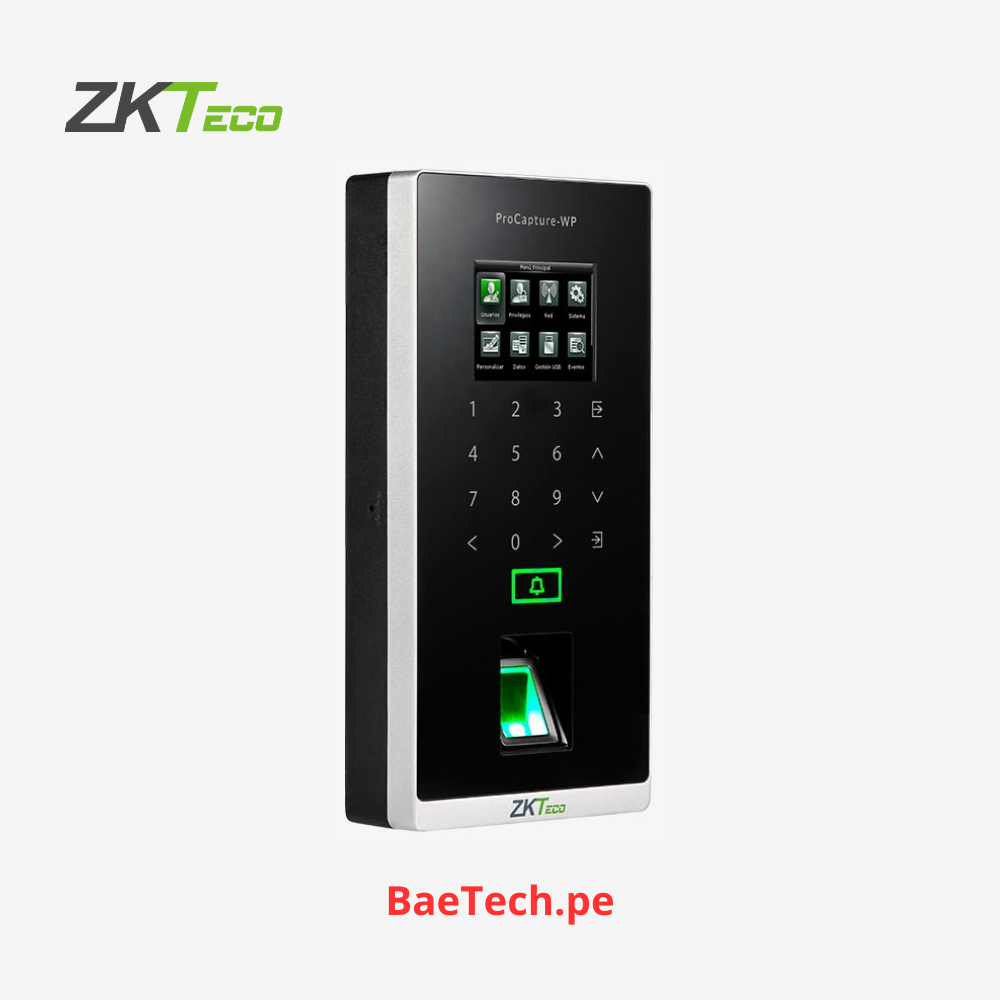 ZKTECO ProCapture-WP - CONTROL DE ACCESO IP , HUELLA Y TARJETA ID – BaeTech