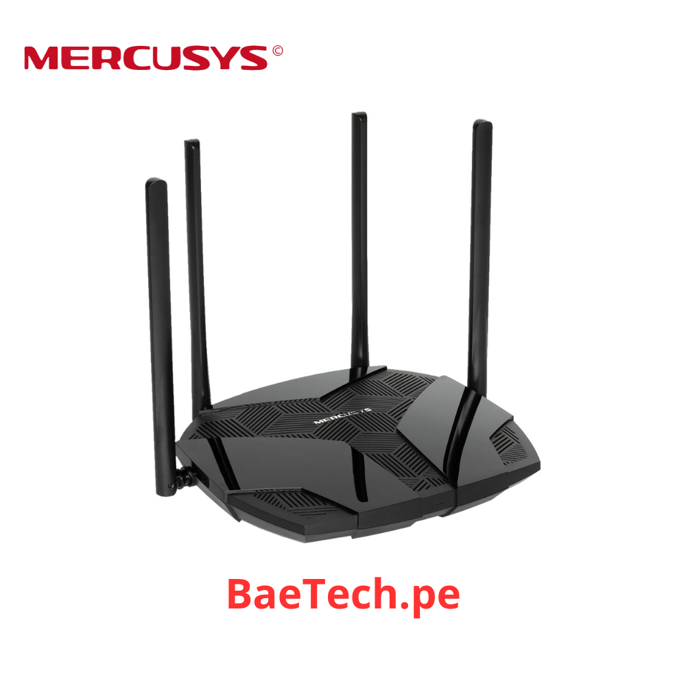 MERCUSYS MR80X - ROUTER WI-FI 6 DE DOBLE BANDA AX3000 – BaeTech Peru