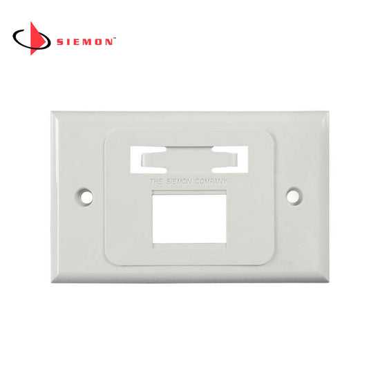 SIEMON MX-HFP-02-02B Faceplate Placa de Pared MAX Horizontal 2 puertos ...