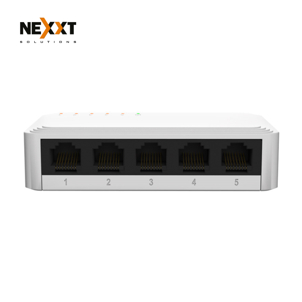 SWITCH NEXXT NSW-N501G DE 5 PUERTOS GIGABIT 10/100/1000 – BaeTech