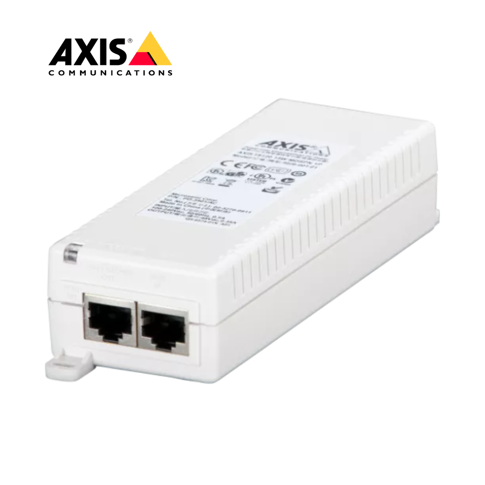 AXIS INYECTOR POE T8120 MIDSPAN 15 WATTS 10/100/1000 MBPS, 100 A 240 V ...