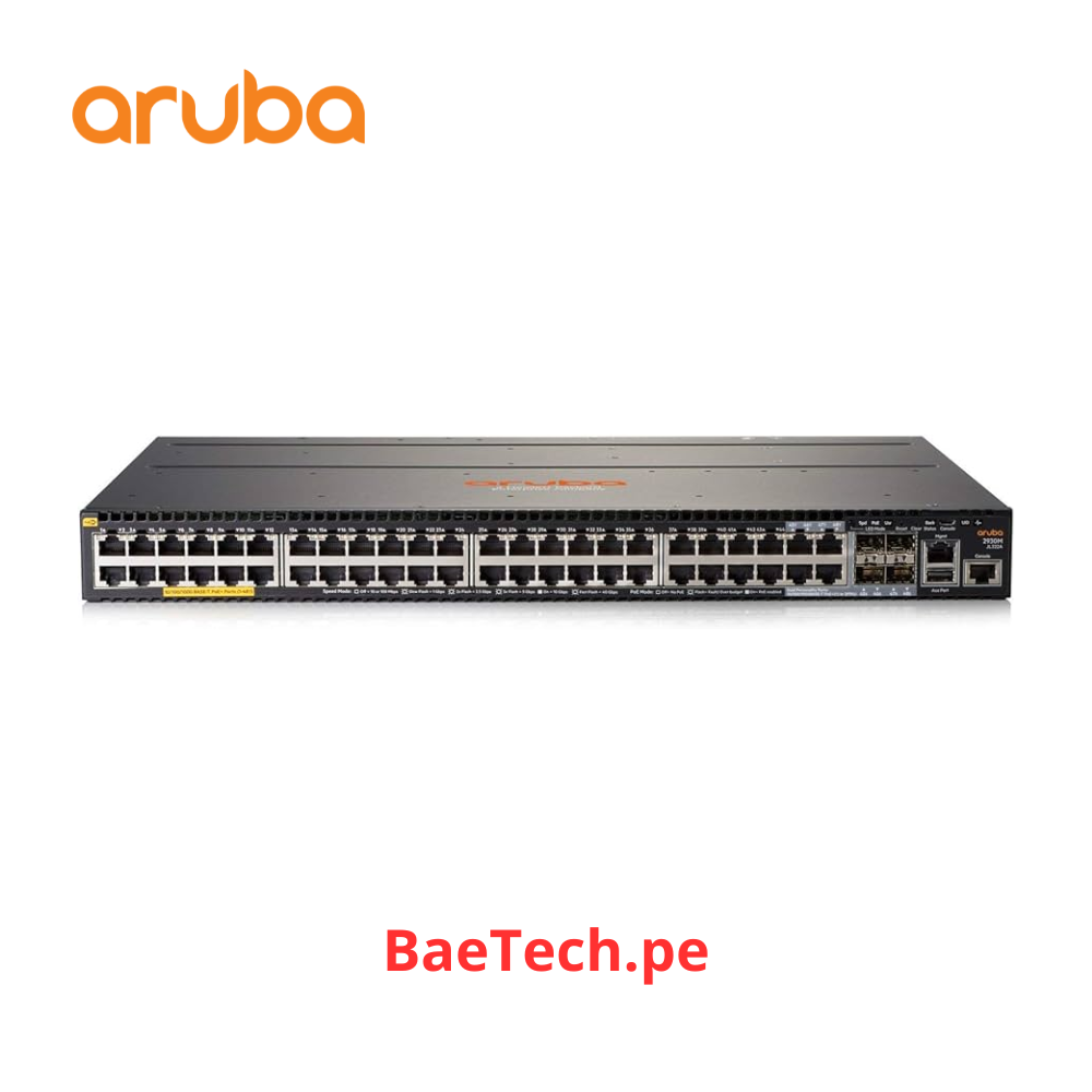 Aruba 2930M 48G PoE+ 1-slot Switch (JL322A) – BaeTech