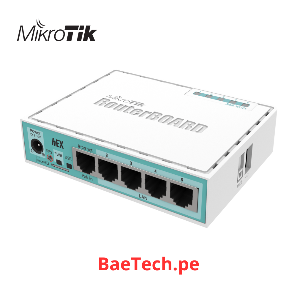 MIKROTIK RB750Gr3 - RouterBoard, 5 Puertos Gigabit Ethernet, 1 Puerto ...