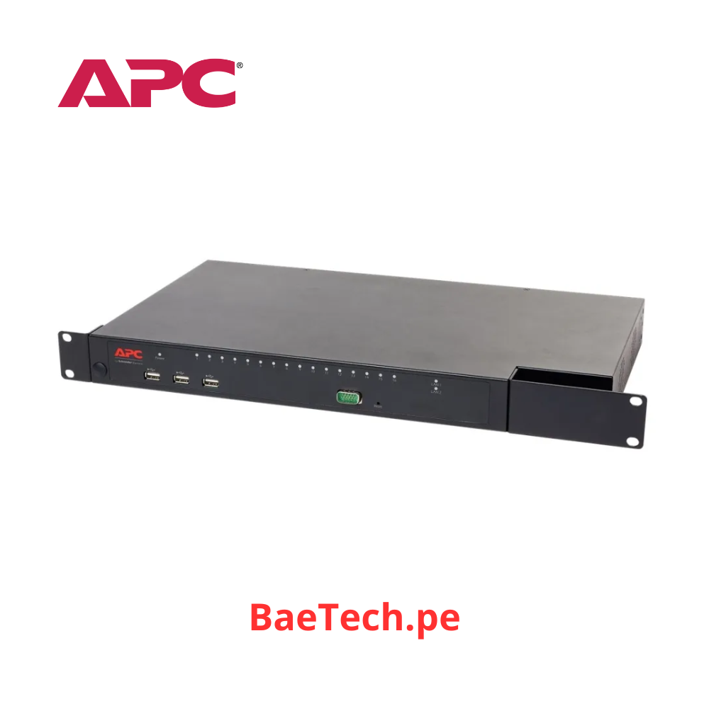 Conmutador KVM APC 16 puertos 1 usuario local 1 usuario IP rack KVM111 ...