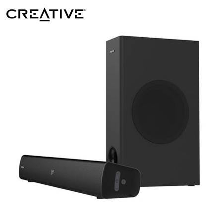 PARLANTE CREATIVE SOUND BAR STAGE V2 2.1 80W/160W BT/USB/3.5MM/TV ARC ...