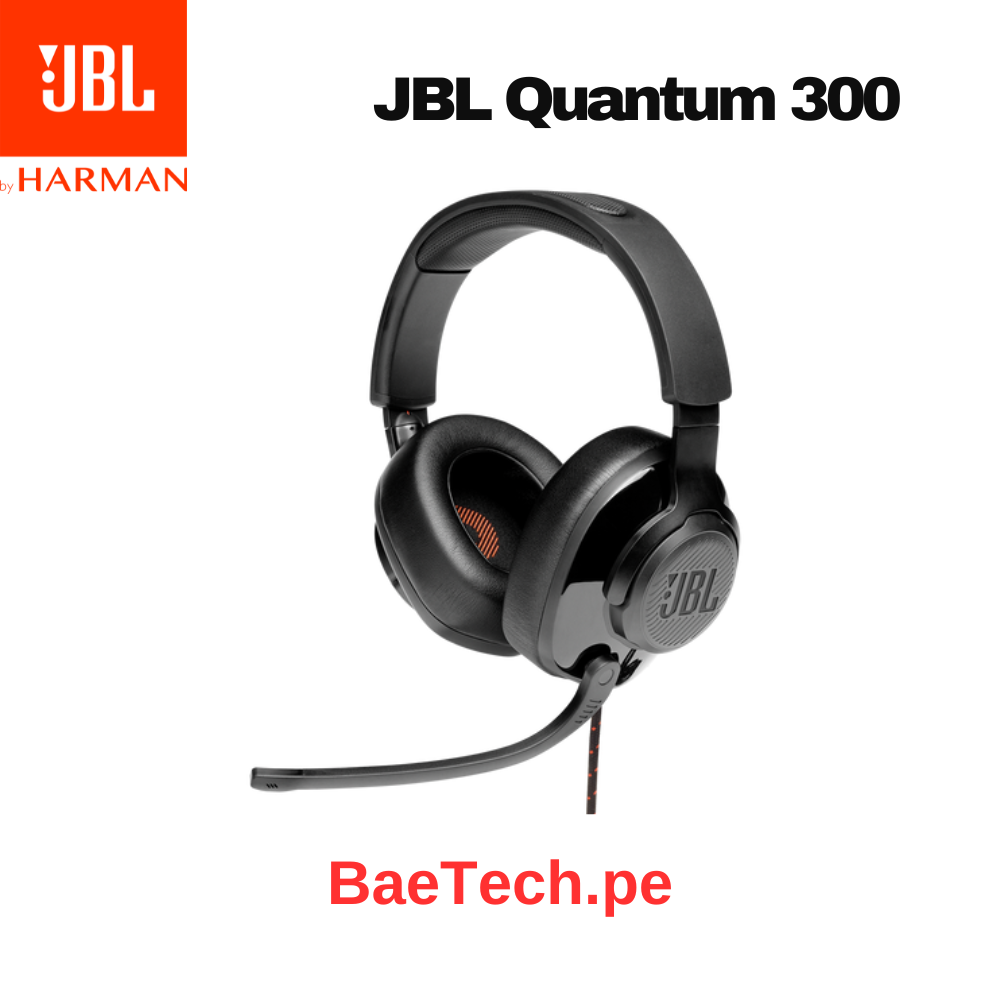 AUDÍFONO JBL QUANTUM 300 INTEGRAL PARA GAMING CON CABLE Y MICRÓFONO ...