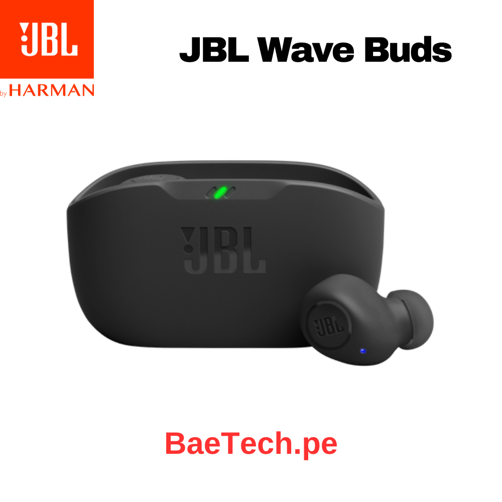 Audífonos Inalámbricos True Wireless Jbl Wave Buds - Negro – BaeTech