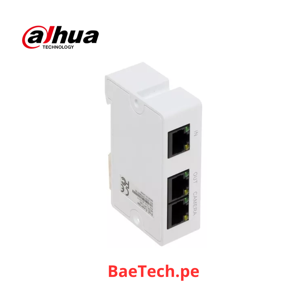 DAHUA PFT1300 - EXTENSOR POE PASIVO AF HASTA 300M EN CASCADA